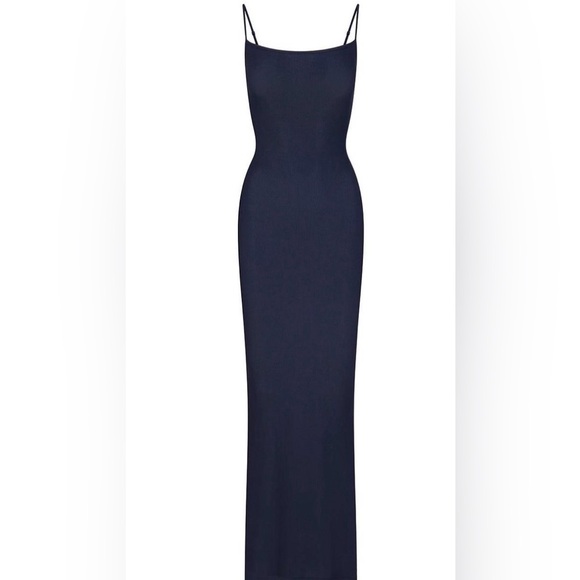 SKIMS | Dresses | Navy Blue Skims Dress | Poshmark